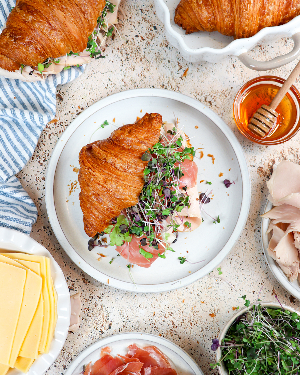 Elevated Everyday Croissant Sandwiches - BRIGHT MOMENT CO.